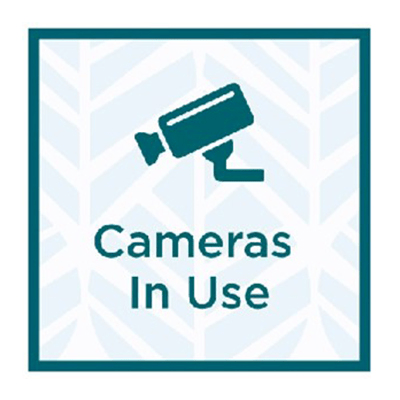 Cameras in Use Sign - ProFillment