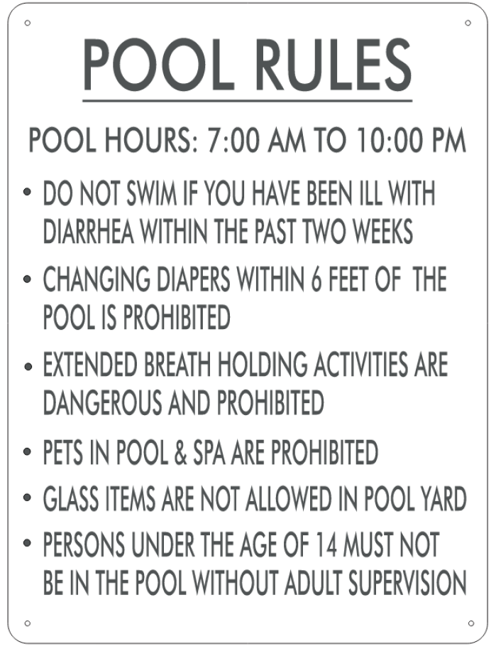 Pool Rules **TEXAS PROPERTIES ONLY** - ProFillment