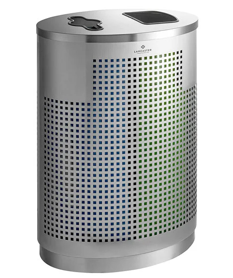 32-gal Two-Stream Trash & Recycling Waste Container - ProFillment