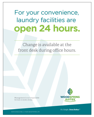 Guest Laundry Liability Sign - ProFillment